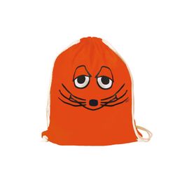 logoshirt Damen Kulturbeutel "Maus - Gesicht", orange, Baumwolle, bedruckt, Taschen, mit coolem Motiv