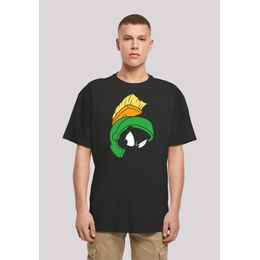 F4NT4STIC Damen T-Shirt "Looney Tunes Marvin The Martian Face", schwarz, Gr. XXL, Obermaterial: 100% Baumwolle, Shirts, Print