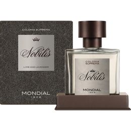 Damen Eau de Cologne "Nobilis", 100ml, grau, MONDIAL ANTICA BARBERIA, Parfüms, Eleganter Duft mit frischen Zitrusnoten und würzigem Charakter.