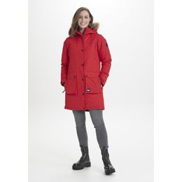 WHISTLER Damen Parka "Lizbeth", rot, Gr. 38, unifarben, 100% Polyester, Jacken, mit hochwertiger Regenausstattung
