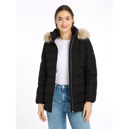 Tommy Hilfiger Damen Steppjacke, schwarz, Gr. S, Obermaterial: 100% Polyester. Futter: 100% Polyester. Wattierung: 70% Daunen, 30% Federn, Jacken,