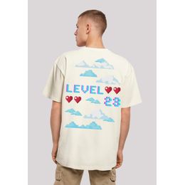 F4NT4STIC Damen T-Shirt "Happy New Year Silvester 2023", beige, Gr. XS, Obermaterial: 100% Baumwolle, Shirts, Print