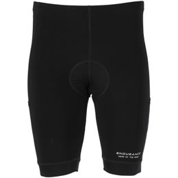 Endurance Herren Radhose "Brillant 2", schwarz, Gr. XXXL, unifarben, 75% Polyamid, 25% Elasthan, Hosen, mit praktischen Taschen und bequemer Passform