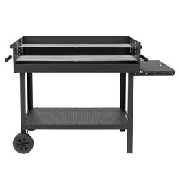 Holzkohlegrill Tepro, B:138cm H:92cm T:69cm, schwarz, Grills, "Grillwagen Atlanta", BxTxH: 138x69x92 cm