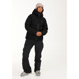 SOS Damen Skijacke "Zermatt", schwarz, Gr. L, bedruckt, 100% Polyester, Jacken, mit wasserabweisender Membran