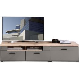 TV-Schrank Innostyle, T:37cm, blau, FSC-zertifizierter Holzwerkstoff, Wohnzimmer, Schr&auml;nke, "FUN PLUS II", 1 Schubkasten, Softclose, ABS Kantenschutz