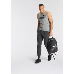 Puma Herren Trainingshose "ESS LOGO PANTS TR CL", grau, Gr. S, unifarben, Sweatware, Obermaterial: 68% Baumwolle, 32% Polyester, Hosen, Jogginghose,
