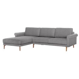 Ecksofa, B:262cm H:85cm T:178cm, grau, CREATION BY ROLF BENZ, Chenille COCO (72% Polyester 15% Baumwolle 13% Polyacryl), Wohnzimmer, Sofas, "CR.450,