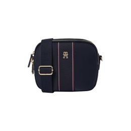 Tommy Hilfiger Damen Kameratasche "POPPY CAMERA BAG CORP", blau, Lederimitat, Textil, Taschen, Damen Umhängetasche, Schultertasche, Minibag mit