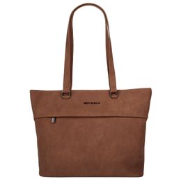Betty Barclay Damen Shopper, braun, Polyurethan (PU), unifarben, Taschen