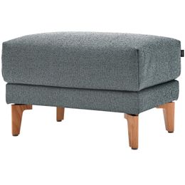 Hocker, B:63cm H:45cm T:48cm, grau, CREATION BY ROLF BENZ, Chenille COCO (72% Polyester 15% Baumwolle 13% Polyacryl), Garten, Hocker, "CR.450", F&uuml;&szlig;e
