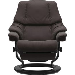 Relaxsessel stressless, B:88cm H:98cm T:77cm, braun, Leder BATICK: BATICK ist ein leicht korrigiertes, durchgefärbtes und genarbtes Möbelleder, bei