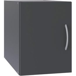 Aufsatzschrank wimex, B:30cm H:40cm T:40cm, grau, Schränke, "Multiraumkonzept", Schranksystem