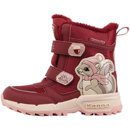 Kappa Jungen Winterboots, Gr. 34, blau, Synthetik, Textil, Schuhe, Snowboots, Winterstiefel, Winterschuhe, wasserdicht und gefüttert