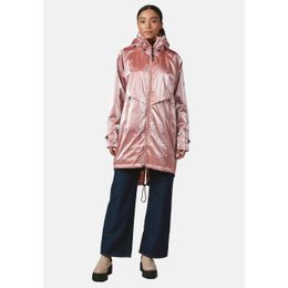 Ragwear Damen Langmantel "Frodik Shine", rosa, Gr. XXL, Obermaterial: 100% Nylon, Innenfutter: 100% Polyester, Mäntel, oversized Damen Parka im
