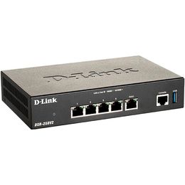 DLink D-LINK LAN-Router "DSR-250V2/E VPN Security Router", B:22,5cm H:9,9cm T:34,2cm, schwarz, Router