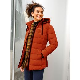 Casual Looks Damen Steppjacke, rot, Gr. 36, unifarben, 100% Polyester, Jacken