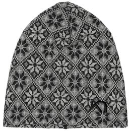 KARI TRAA Damen Beanie "Rose", schwarz, mehrfarbig, 100% Wolle, Mützen, mit tollem Norweger-Muster
