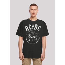 F4NT4STIC Damen T-Shirt "ACDC Rock Band We Salute You Cannon", schwarz, Gr. L, Obermaterial: 100% Baumwolle, Shirts, Print