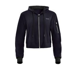 WINSHAPE Damen Trainingsjacke "Functional Comfort One Pocket Jacket", schwarz, Gr. L, 85% Polyester, 15% Elasthan, Jacken, J009C
