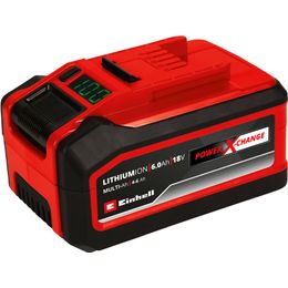 Einhell Akku "&raquo;Multi-Ah PXC Plus&laquo;", 18 V 4.000mAh, rot, Akkumulatoren, 18 V, umschaltbar: 4 und 6 Ah