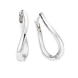 Bruno Banani Damen Paar Creolen "Schmuck Geschenk Silber 925 Ohrschmuck Ohrringe", Silber 925 (Sterlingsilber), silber, Silber 925 (Sterlingsilber),