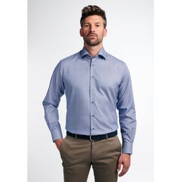 Eterna Herren Langarmhemd "MODERN FIT", blau, Gr. 46, 100% cotton, Hemden, NON IRON (b&uuml;gelfrei)