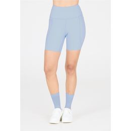 ENDURANCE ATHLECIA ATHLECIA Damen Shorts "Aliya", blau, Gr. 40, unifarben, 75% Polyamid, 25% Elasthan, Hosen, Mit Quick-Dry-Funktion