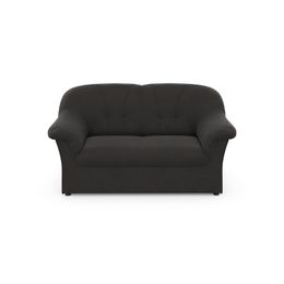 2-Sitzer DOMO collection, B:155cm H:82cm T:82cm, braun, 92% Polyester, 8% Nylon, Sofas, "Pegnitz für kleine Räume, Breite 155cm", zeitlos, elegante