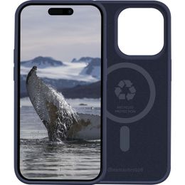 DBRAMANTE1928 Smartphone-H&uuml;lle "Monaco MagSafe iPhone 15 Pro", Apple iPhone 15 Pro, blau, H&uuml;llen