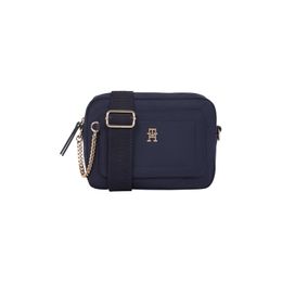 Tommy Hilfiger Damen Umh&auml;ngetasche "TH SPRING CAMERA BAG", blau, Lederimitat, Textil, Taschen, Damen Mini Bag, Schultertasche mit verstellbarem