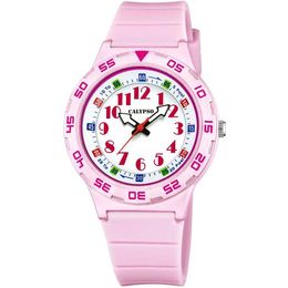 Calypso Watches Kinder Quarzuhr "My First Watch", rosa, Armbanduhren, Armbanduhr, Kinderuhr, bis 10 bar wasserdicht, ideal auch als Geschenk