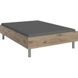Bett wimex, H:46cm L:210cm, braun, Betten, "Easy, gro&szlig;e Auswahl an Gr&ouml;&szlig;en und Farben, auch in Komforth&ouml;he", ohne Kopfteil, ideal unter Dachschr&auml;gen