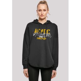 F4NT4STIC Damen Kapuzenpullover "ACDC Rock Band PWRUP Portrait Motion", schwarz, Gr. M, Obermaterial: 100% Baumwolle, Pullover, Print