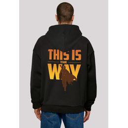 F4NT4STIC Herren Kapuzenpullover "Star Wars The Mandalorian This Is The Way", schwarz, Gr. M, Obermaterial: 100% Baumwolle, Pullover, Print