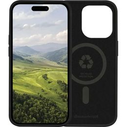 DBRAMANTE1928 Smartphone-H&uuml;lle "Monaco MagSafe iPhone 15 Pro", Apple iPhone 15 Pro, schwarz, H&uuml;llen