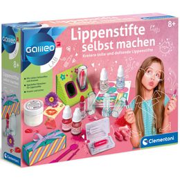 Clementoni Kinder Experimentierkasten "Galileo, Lippenstifte selbst machen", bunt, Experimentierkästen, Made in Europe