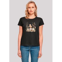 F4NT4STIC Damen T-Shirt "Ostern Küken Ei Blumen", schwarz, Gr. M, Obermaterial: 100% Baumwolle, Shirts, Premium Qualität