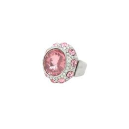 Damen Fingerring "Victoria", Messing, rosa, Collezione Alessandro, Messing, Fingerringe