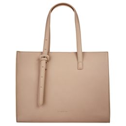 Bugatti Damen Shopper "LUNA", beige, Kunstfaser, leicht glänzend, unifarben, Taschen