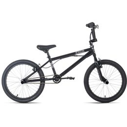 KS-Cycling KS CYCLING BMX-Rad "Four", 28cm, 20 Zoll (50,80cm), schwarz, Fahrräder, für Damen und Herren