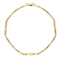Vivance Damen Goldarmband "delicate elegance", Gelbgold 375, gelb, Gelbgold 375, Armb&auml;nder