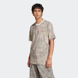 Herren T-Shirt "CAMO TEE", silber, Gr. M, adidas originals, Obermaterial: 100% Baumwolle, Shirts
