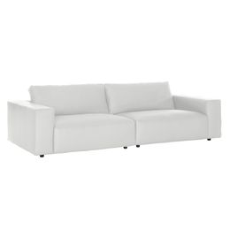 Big-Sofa Musterring, B:292cm H:81cm T:124cm, grau, Flachgewebe FLORIS (100% Polyester);Flachgewebe VALMONT (60% Baumwolle/ 40% Leinen);Microfaser