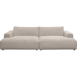 Loungesofa Musterring, B:292cm H:81cm T:147cm, grau, Sofas, "Lucia", Cord-Bezug, Breite 292 cm