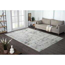 Teppich, B:200cm H:8mm L:290cm, beige, MyFlair M&Ouml;BEL & ACCESSOIRES, Polyester, Wohnzimmer, Teppiche, "My Joy, LAGERR&Auml;UMUNG", Kurzflor, Scandi-Design,