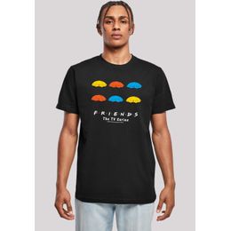 F4NT4STIC Herren T-Shirt "FRIENDS Bunte Regenschirme", schwarz, Gr. 4XL, Obermaterial: 100% Baumwolle, Shirts, Herren,Premium