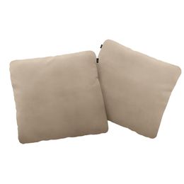 Dekokissen, B:60cm L:60cm, beige, CREATION BY ROLF BENZ, Leder, Dekokissen_Sitzkissen_Kissenh&uuml;llen, "CR.480", wahlweise in Stoff oder Leder, in drei