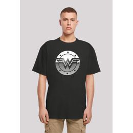 F4NT4STIC Damen T-Shirt "Wonder Woman Spot Logo", schwarz, Gr. XL, Obermaterial: 100% Baumwolle, Shirts, Print