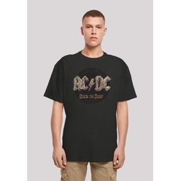 F4NT4STIC Damen T-Shirt "ACDC Rock Band Shirt Rock or Bust", schwarz, Gr. XXXL, Obermaterial: 100% Baumwolle, Shirts, Print